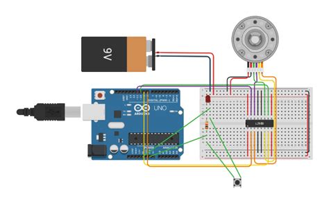 Circuit Design Copy Of Stepper Motor Tinkercad