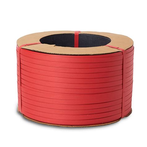 สายรัดพลาสติก Pp สีแดง Wepackage