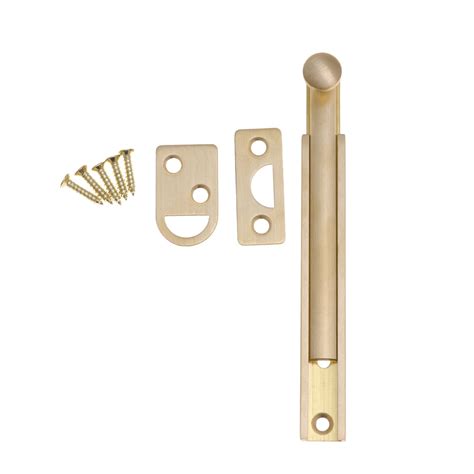 4 Inch Copper Safety Door Bolts Latch Anti Theft Lock Buckle Retro