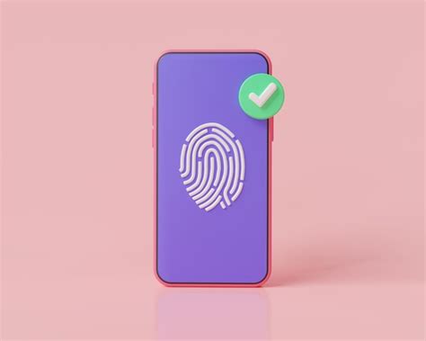 Premium Photo Fingerprint On Mobile Phone Cyber Secure Finger Digital Security Personal