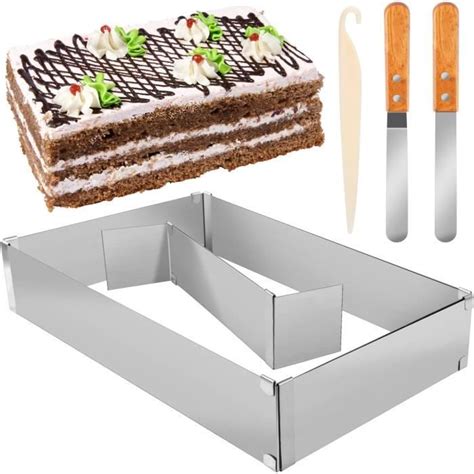 Moule Rectangulaire Patisserie Moule Rectangulaire Extensible Avec 2