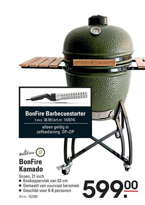 Bonfire Kamado Aanbieding Bij Sligro Folders Nl