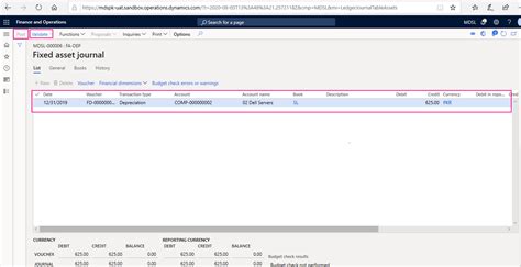 Microsoft Dynamics 365 Fixed Assets Depreciate A Fixed Asset Mahmood