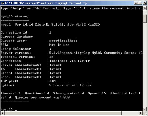 Mysql 查看版本的方法图文演示