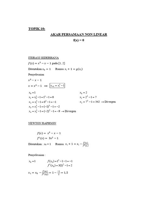 Analisis Numerik Pdf