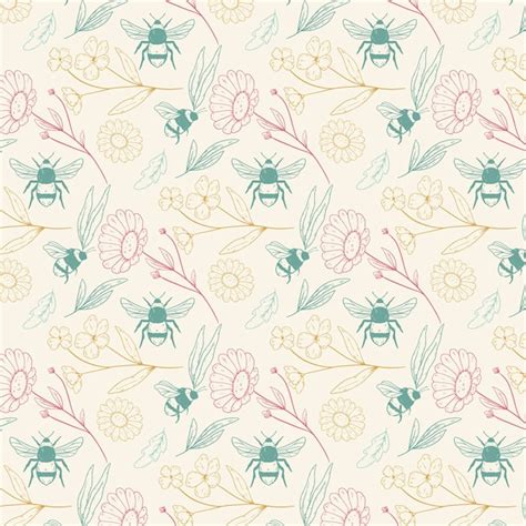 Free Vector Hand Drawn Spring Pattern Design