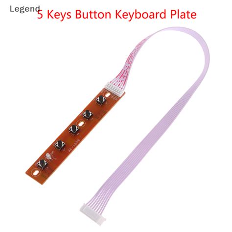 legend 1pc 5 keys button keyboard plate smd plug in driver board osd control board for game