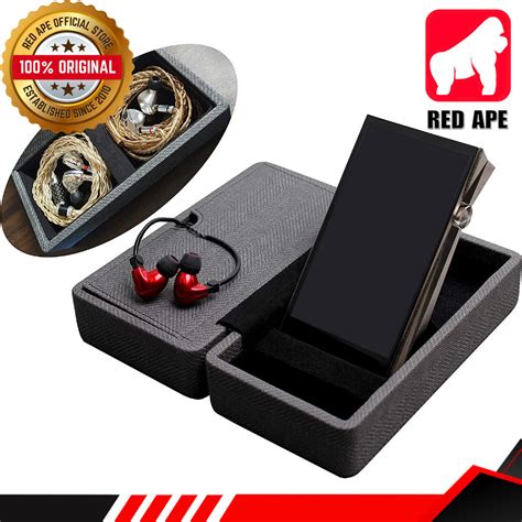 Miter Carrying Case Leather Hard Standing Case For Dap Or Earphone