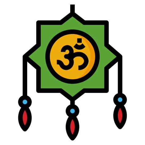 Icono De Hinduismo Generic Outline Color
