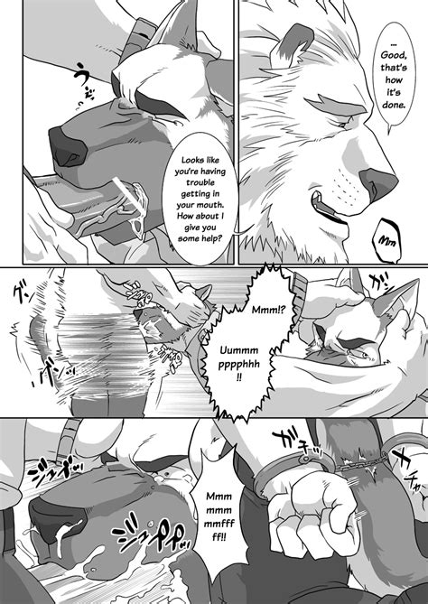 Rule 34 Canine Clothing Comic Dialogue English Text Feline Fellatio