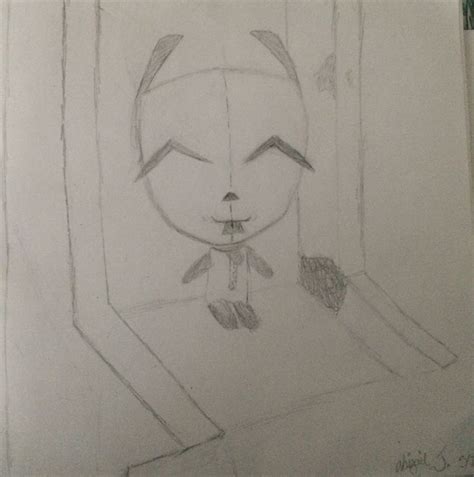 Gir From Invader Zim By Abigail Jacobson