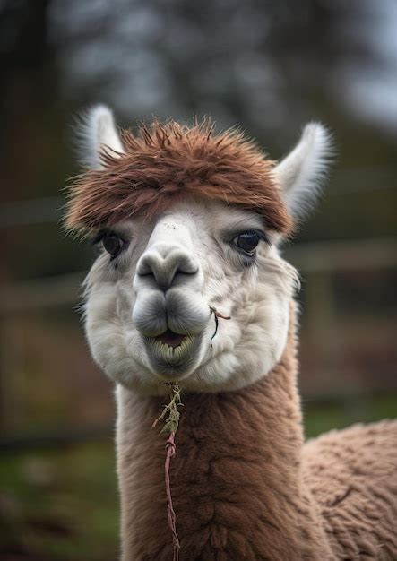 Premium Ai Image The Alpaca A Species Of South American Camelid Mammal
