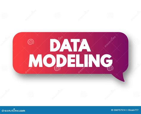 Data Modeling Process Of Creating A Data Model For An Information
