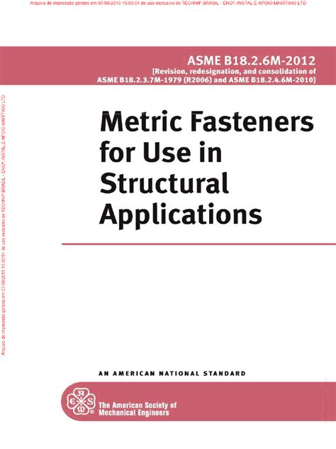Asme B18 2 6 M Pdf Toaz Info Pdf