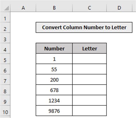 Excel Convert Column Number To Range Design Talk