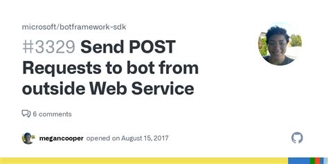 Send POST Requests To From Outside Web Service Issue 3329