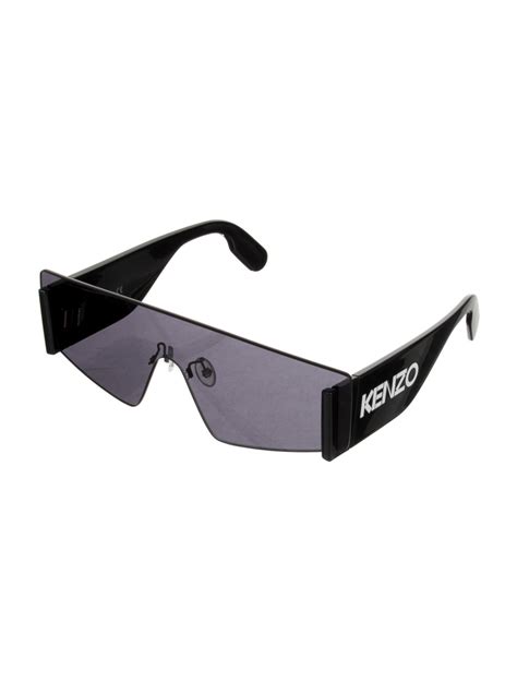 Kenzo Narrow Tortoise Sunglasses Black Sunglasses Accessories
