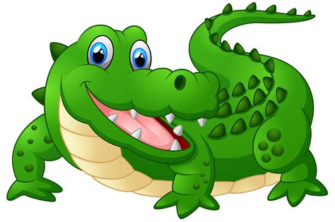 Happy Crocodile Cartoon Png Clipart Image Крокодилы Самые милые