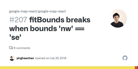 FitBounds Breaks When Bounds Nw Se Issue Google Map