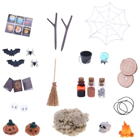 Sensethe Halloween Dollhouse Miniature Decorations 26 Pcs