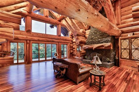 Hamakua Coast Ranch Custom Log Mansion On Nearly 800 Acres With