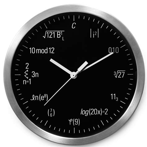 Equation Geek Clock