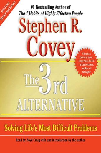 The 3rd Alternative Book Review Stephen R Covey Soundview Executive