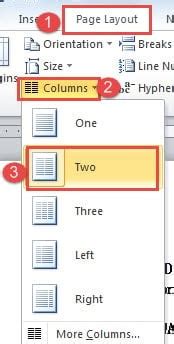 3 Effective Ways To Create Two Separate Columns In Your Word Document