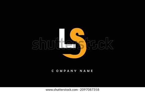 Ls Sl 알파벳 문자 로고 고정 스톡 벡터로열티 프리 2097087358 Shutterstock