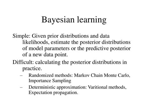 Ppt Bayesian Learning For Conditional Models Powerpoint Presentation