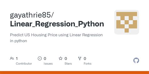 Github Gayathrie85linearregressionpython Predict Us Housing Price