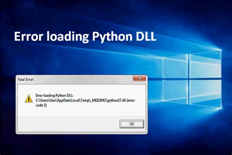 Google 드라이브 오류 코드 5 Python DLL로드 오류 Minitool 뉴스 센터