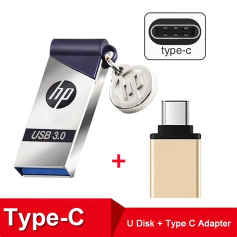 Original HP USB Flash Drive GB GB GB Metal X W USB Pendrive Cle Memory Stick Plus OTG