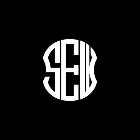 Sew Letter Logo Abstract Creative Design Sew Unique Design 14266213