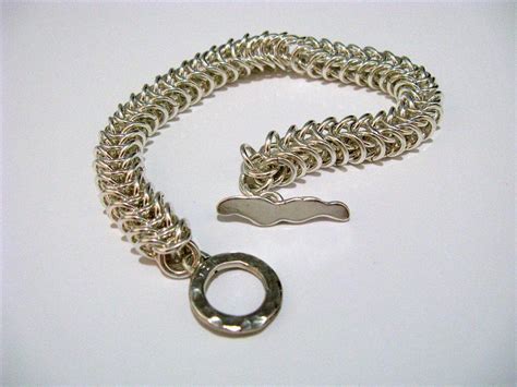 Chainmaille Byzantine Roman Style Bracelet Unisex Chainmaille Bracelet