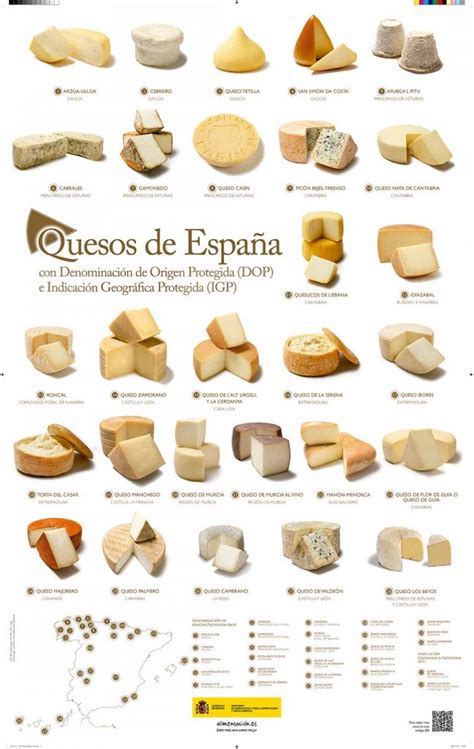 Los Quesos Denominación De Origen De España Recetas De Cocina Casera