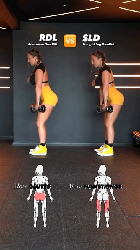 🔍 Master Deadlift Variations Rdl Vs Sld Perfect Your Form 💪 Glute And Hamstring Workout
