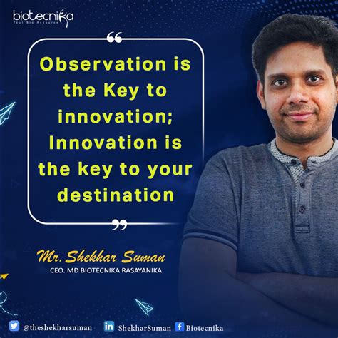 shekhar suman on linkedin observation innovation destination