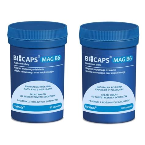 2x ForMeds Bicaps MAG B6 Cytrynian Magnezu 60 Kaps 12826958639 Allegro Pl