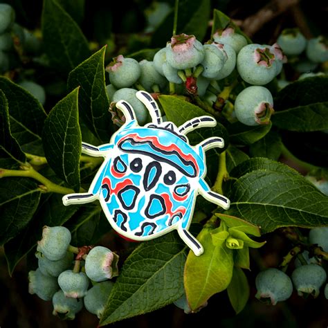 Picasso Bug Enamel Pin The Roving House