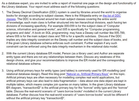 Solved The Primary Keys Are Underlined The Foreign Keys Are