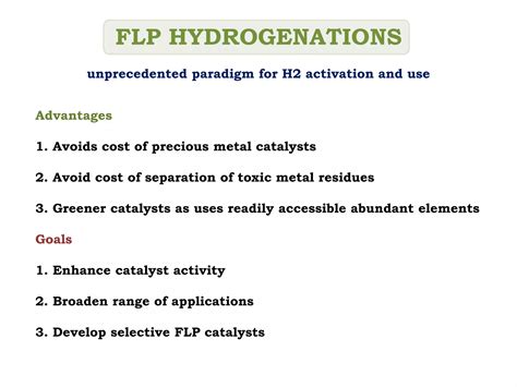 Frustrated Lewis Pair Ppt