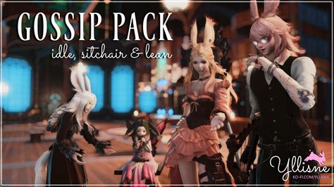 Gossip Pack Talking Animations The Glamour Dresser Final Fantasy
