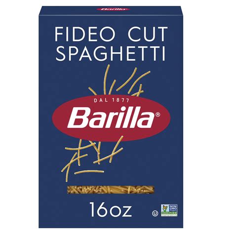 Pack Of 2 Barilla Fideo Cut Spaghetti Pasta 16 Oz Box Non Gmo
