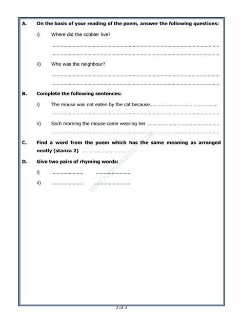 A2zworksheetsworksheet Of Comprehension Passage 01 Reading English