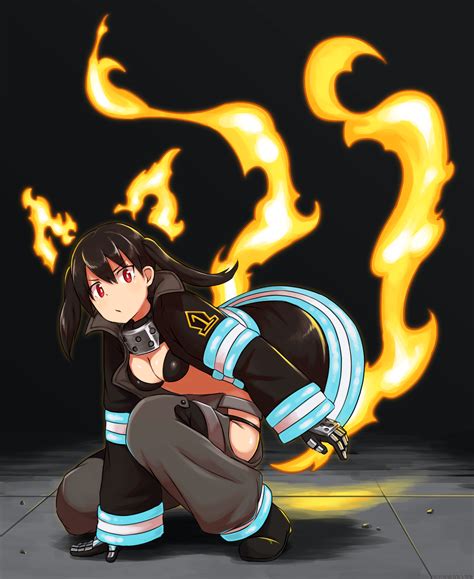 Tamaki Kotatsu Enen No Shouboutai Drawn By Kumokumo8159 Danbooru