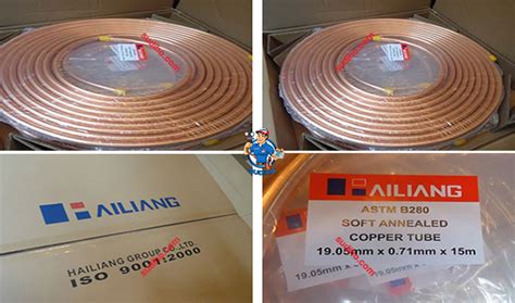 Ống Đồng Phi 6 10 Hailiang Cuộn 15m Luồn Gen Cách Nhiệt Sudiho