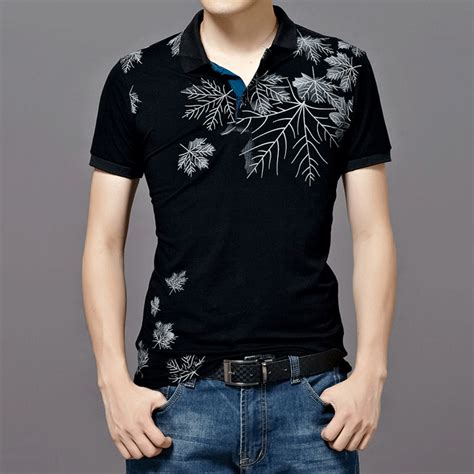 卡宾2015夏季新款休闲短袖t恤男 青年修身印花纯棉t恤薄款男装潮婞于男装136