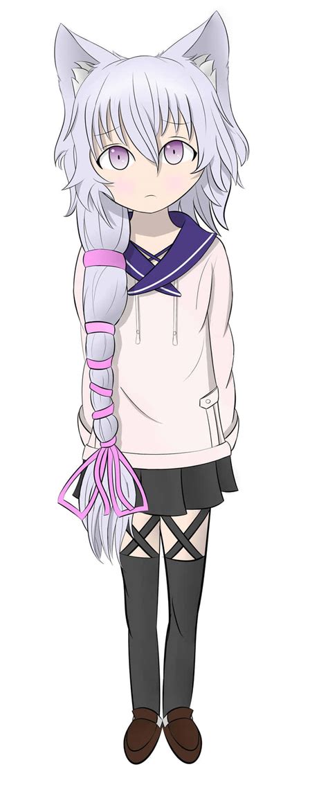 Download Anime Character Midori Fuse With Tail Wallpaper Wallpapers Com